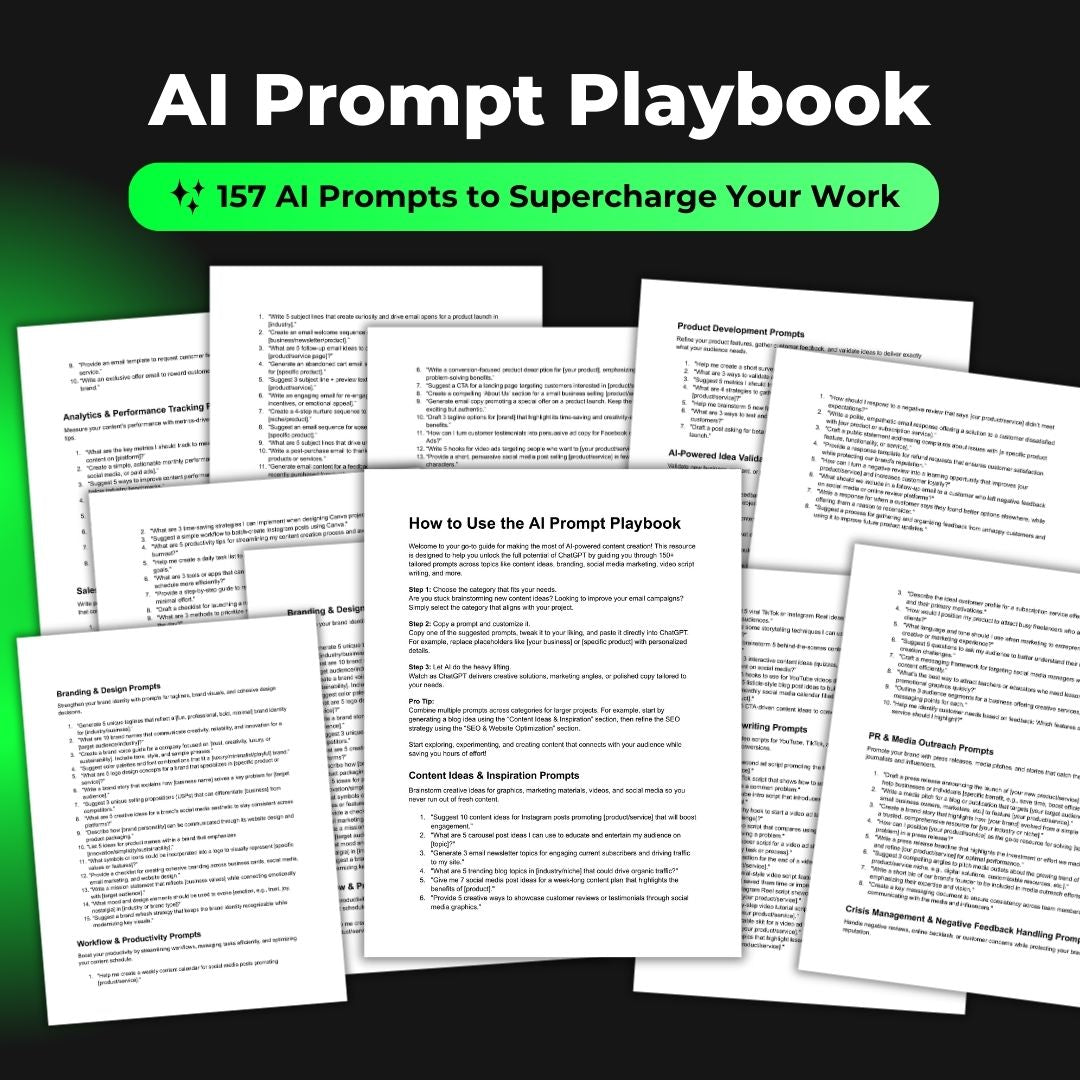 AI Prompt Playbook – The Content Wizards